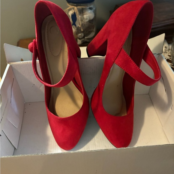 Cato | Shoes | Red Mary Jane Pumps | Poshmark